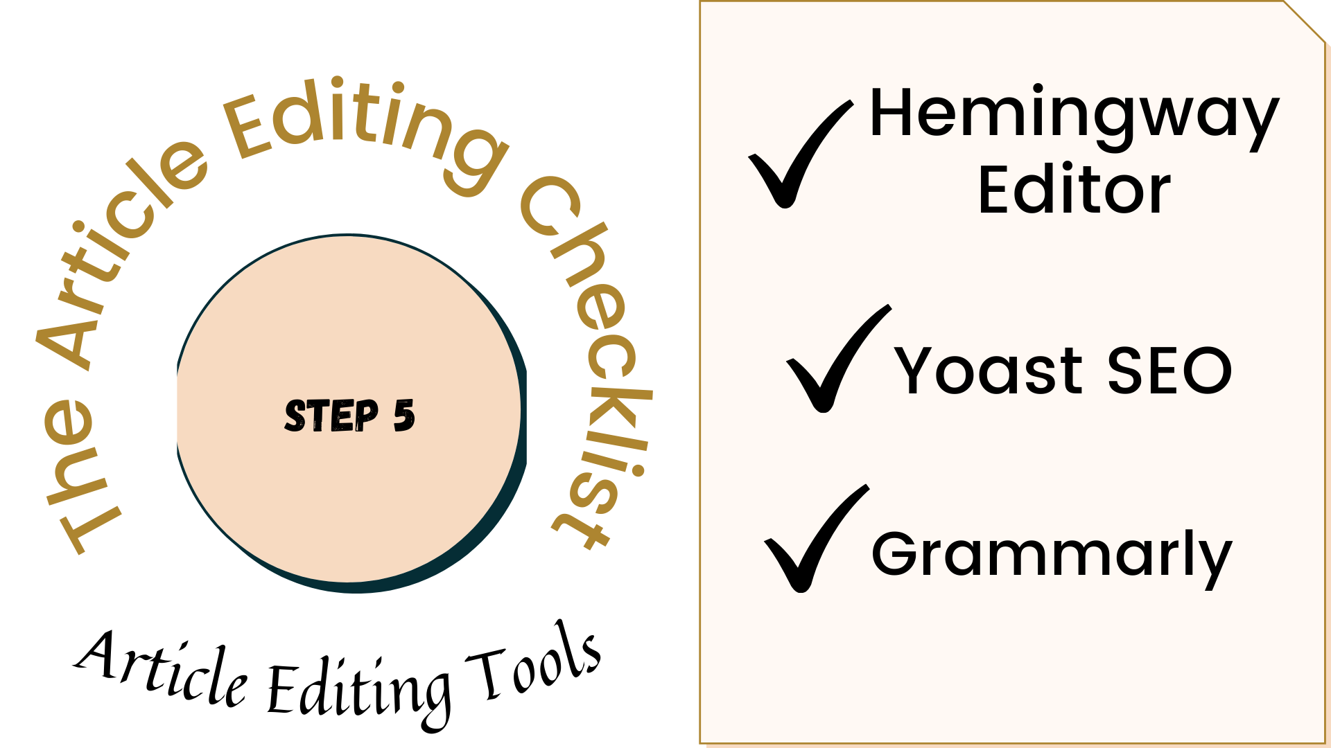 How To Edit Your Article (The Editing Checklist) - Quorage